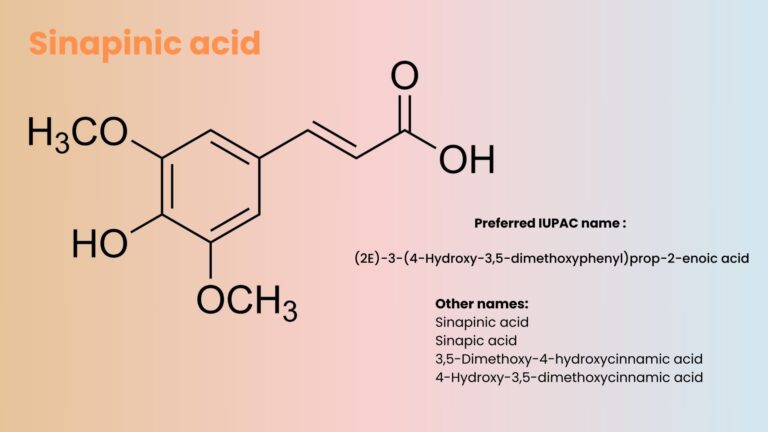 Sinapic Acid Quantification Testing using HPLC - VISBIO
